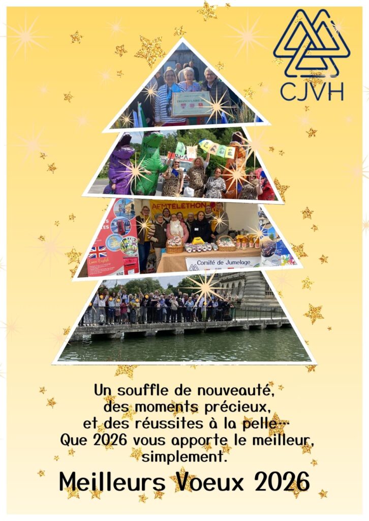 Meilleurs vœux pour 2026 - Comité de jumelage de Verneuil-en-Halatte